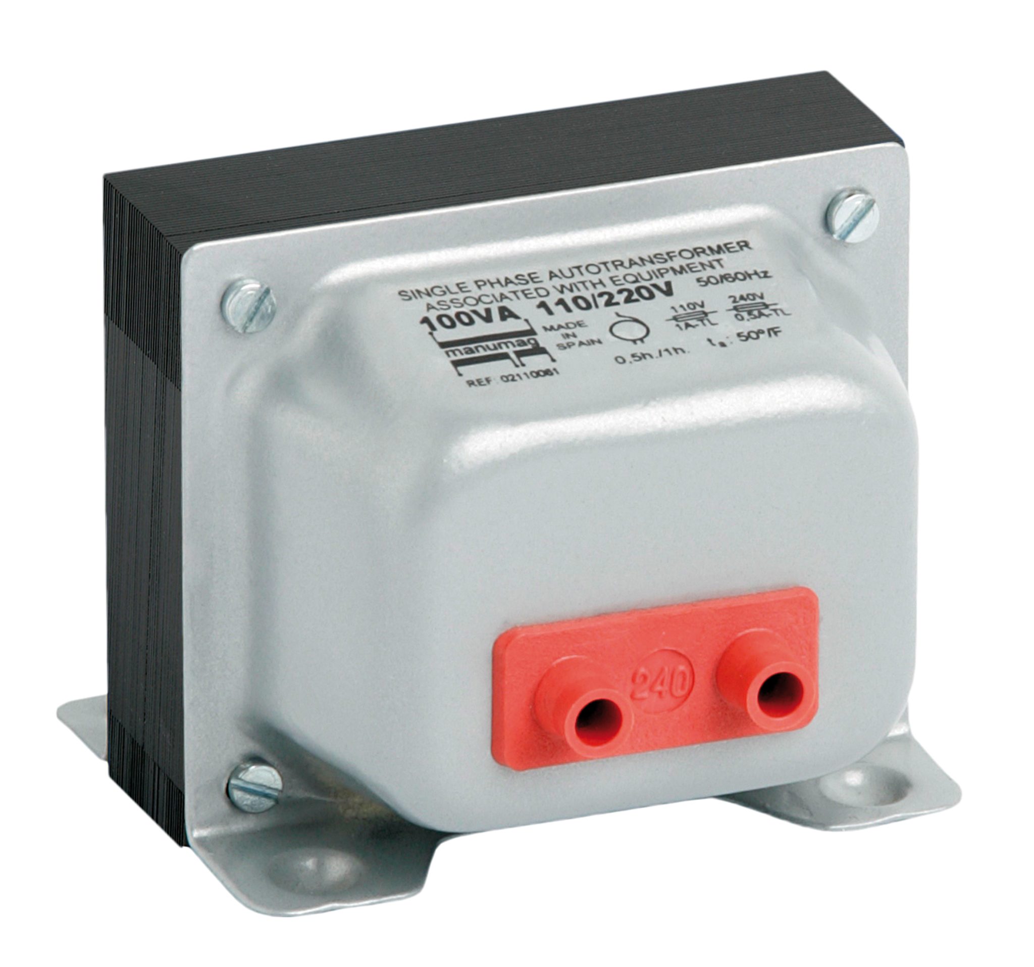 STEP UP-DOWN I-PHASE AUTOTRANSFORMER 240V / 110VAC - Manumag